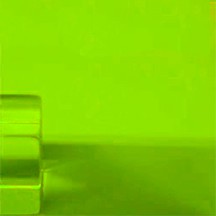 Transparent Neon Green – love lucite