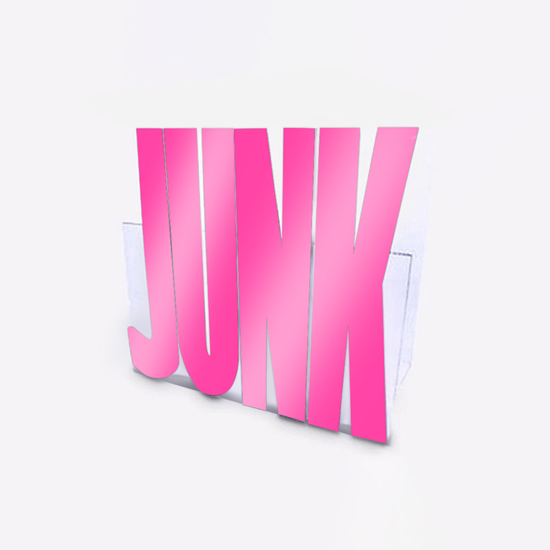 JUNK Pink Mirror – love lucite