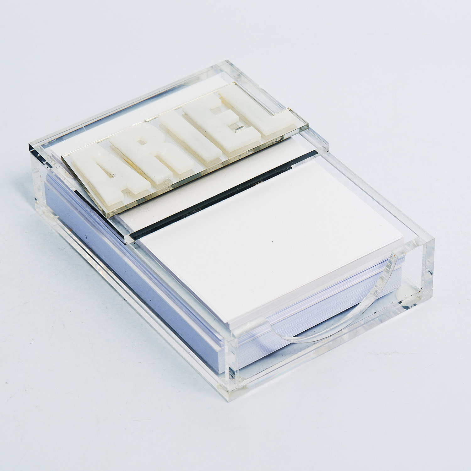 NAME NOTEPAD – love lucite