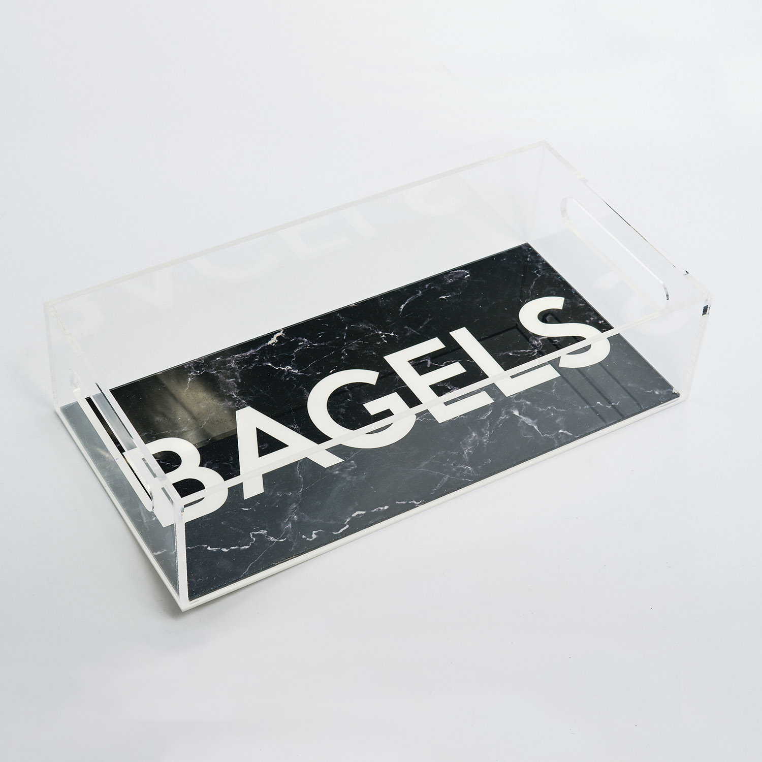 BAGEL TRAY – love lucite