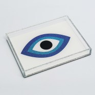 EVIL EYE TRAY Love Lucite